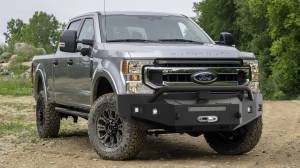 Fortis Front Winch Bumper, Fine Texture Black